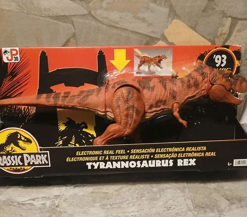 Jurassic Park ‘93 Electronic Real Feel Tyrannosaurus Rex T-Rex 30th ...