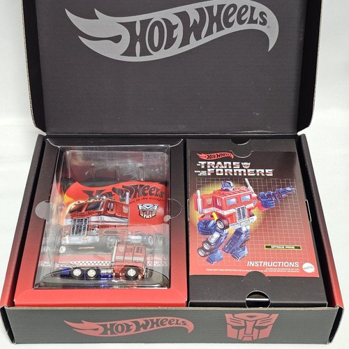 Hot Wheels RLC Transformers Optimus Prime Wall Lamp Limited Edition 1/ ...