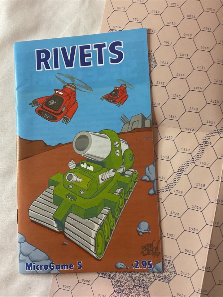 Rivets Microgame #5 Metagaming War Unpunched 100% Complete 1979 | eBay