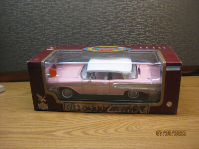 1/18 1958 EDSEL IN PINK BY YATMING / ROAD SIGNATURE # 92299 | eBay