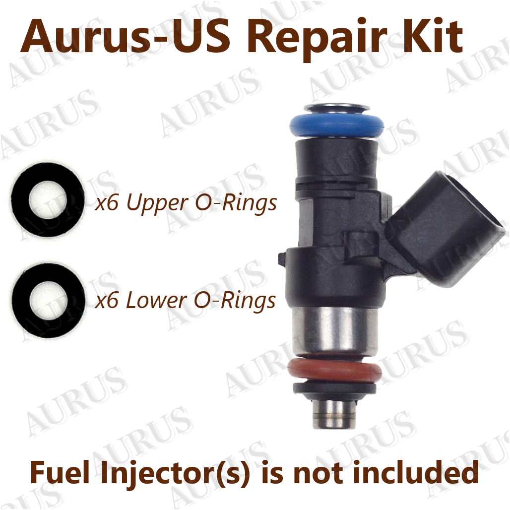 Ford OEM Bosch Fuel Injectors Set of 6 F-150 TRANSIT Lincoln 0280158191 ...