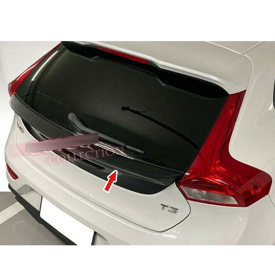 Painted Fit For Volvo V40 5DR Hatchback Rear Middle Trunk Spoiler T5 ...