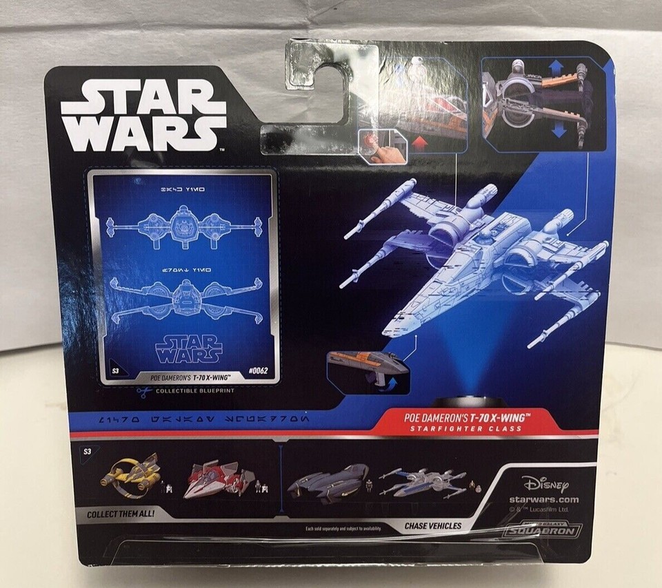 Star Wars Micro Galaxy Squadron 3Pack V-Wing, X-Wing, Anakin's ...