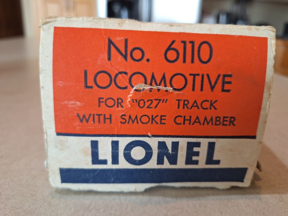 Lionel Steam Locomotive 6110: 2-4-2 Steam Engine: Smoke: Untested ...