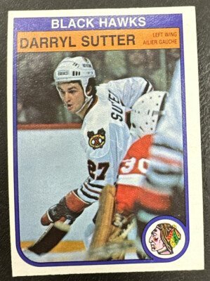 1982-83 O-Pee-Chee OPC Hockey - #76 Darryl Sutter - Chicago Blackhawks ...