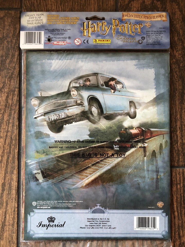 Harry Potter Chamber of Secrets Panini Sticker Album ( English) Brand ...