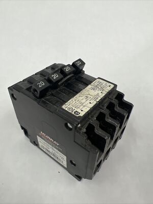 MURRAY 20/20 AMP QUAD BREAKER MP22020 QUADPLEX, Plug In, Used | eBay