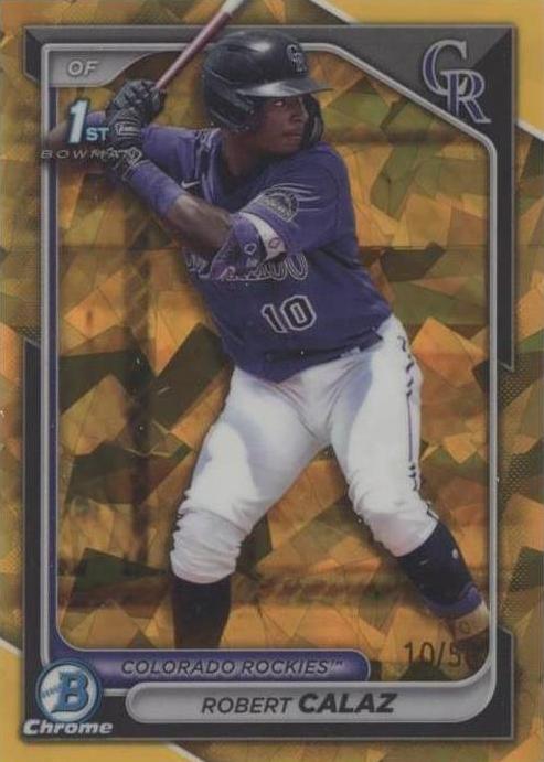 2024 Bowman Sapphire Edition - Chrome Prospects Robert Calaz #BCP-131 ...