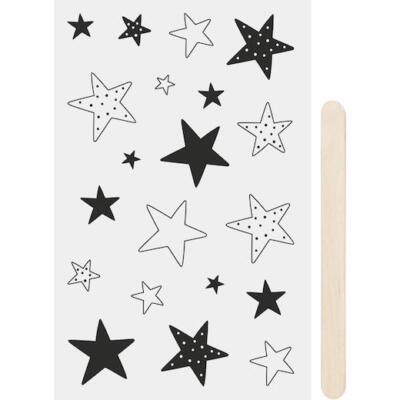 Heyda Rub-On Transfer Stickers 'Stars' | eBay UK