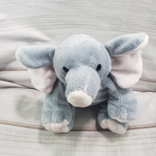 TY Pluffies Winks The Elephant Gray Pink Plush Stuffed Animal 10 Inch ...
