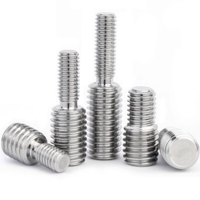 M3 M4 M5 M6 Stainless Steel Double End Thread Bolt Screw Reducer ...