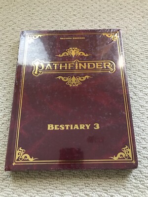 Pathfinder Bestiary 3 - Second Edition - Special Edition - Sealed ...
