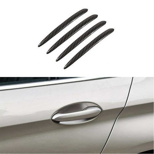 ABS Carbon Fiber Outer Door Handle Cover Stripe Trim For BMW 5 Series ...