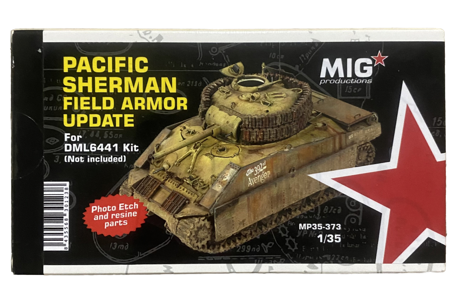 1/35 MIG 35-373 Pacific Sherman Field Armor Update For Dragon Kits for ...