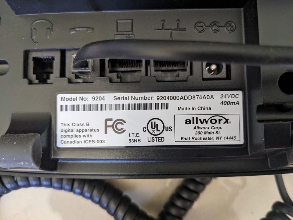allworx 9204 Button display business office phone with handset and ...