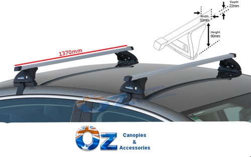 Ford Ranger PX Roof Rack Standard Duty XLT Roof Racks Crossbars 1370mm ...