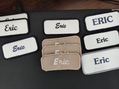 Eric name tag patch iron on | eBay