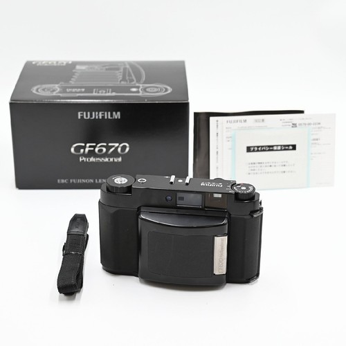 Fujifilm Film Camera Gf670 Professional Black | eBay