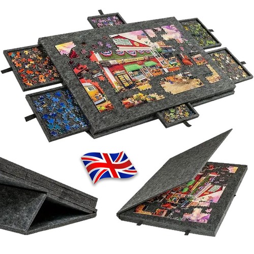 1000 Piece Puzzle Board Drawer Cover Portable Felt Fabric Jigsaw 30.3 ...