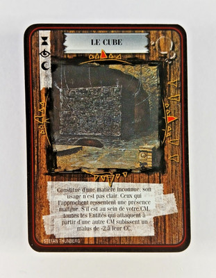 The Cube - French - Kult CCG card (1995) Region, horror TCG | eBay