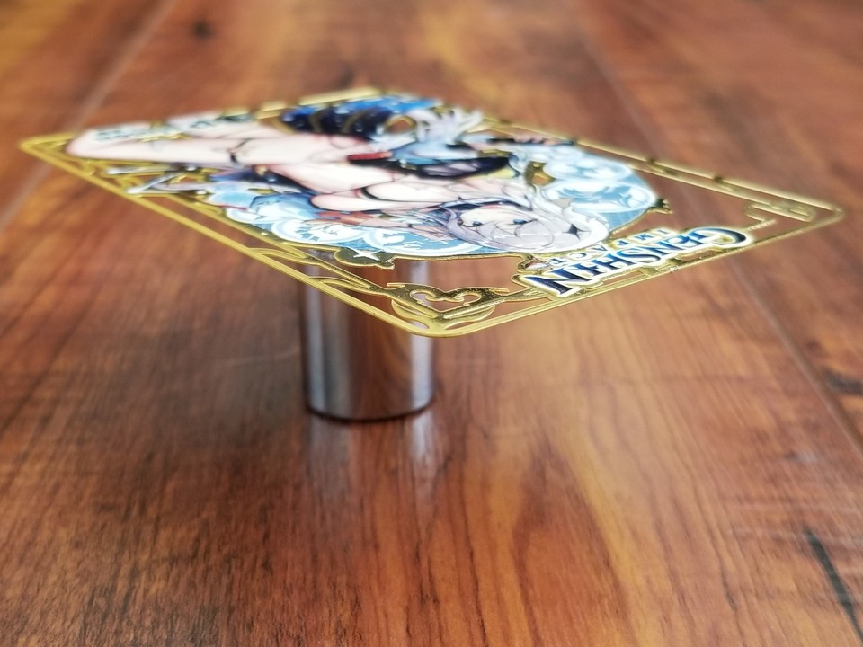 Paimon - Genshin Impact - Goddess Story Gold Metal Card | eBay