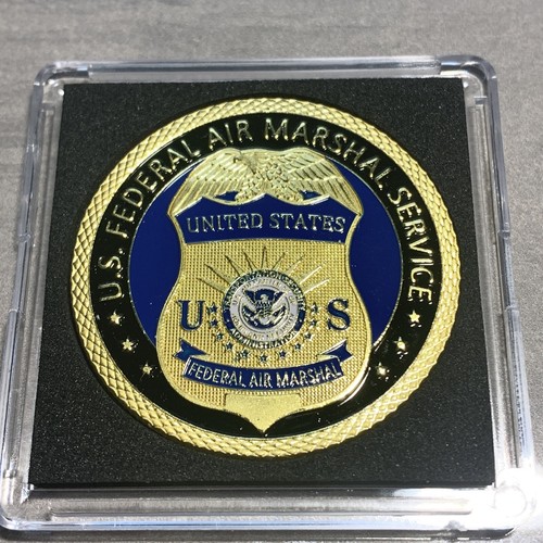 Federal Air Marshal Service United States Challenge Coin 40mm w Case | eBay