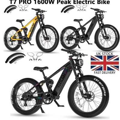 VITILAN T7 Pro Electric Bicycle 52V 160O E-Mountain bike 20AH Samsung 8 ...