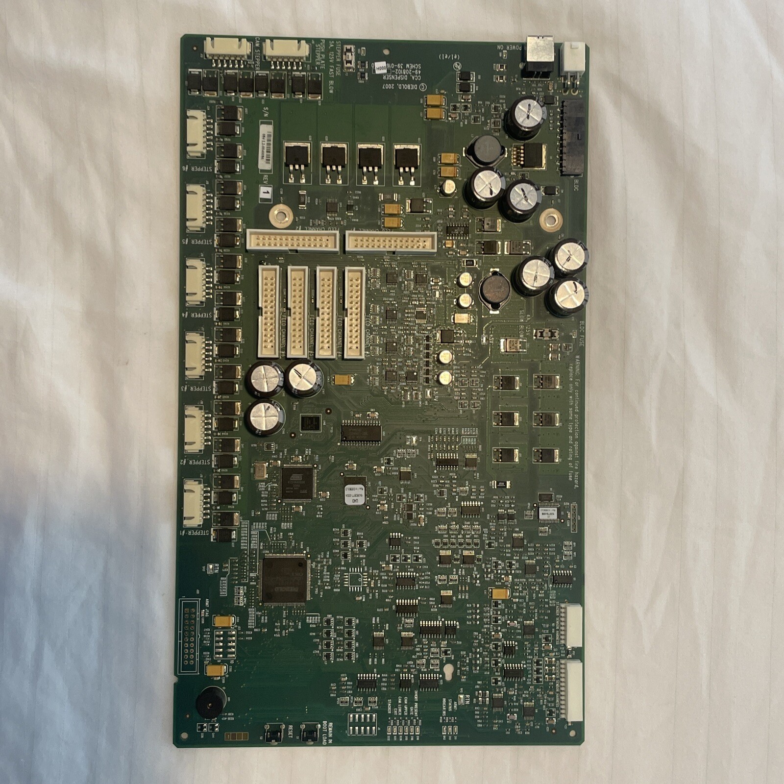 DIEBOLD CCA DISPENSER CONTROLLER 49-208102-000H OPTEVA BOARD ...