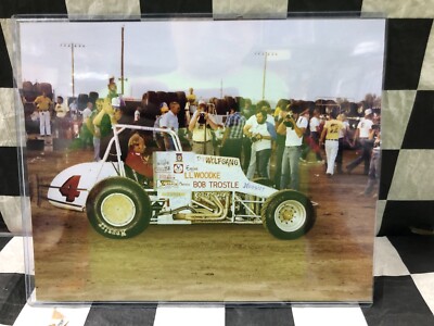 8X10 PHOTO 8-15-81, DOUG WOLFGANG, USAC Non-Wing Nationals, KNOXVILLE ...