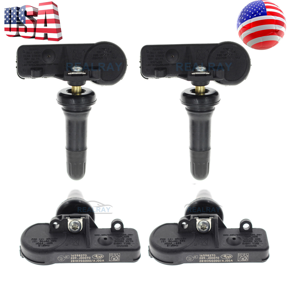 4pcs NEW TPMS Tire Air Pressure Sensors 28103SG000 for Subaru USA Fast ...
