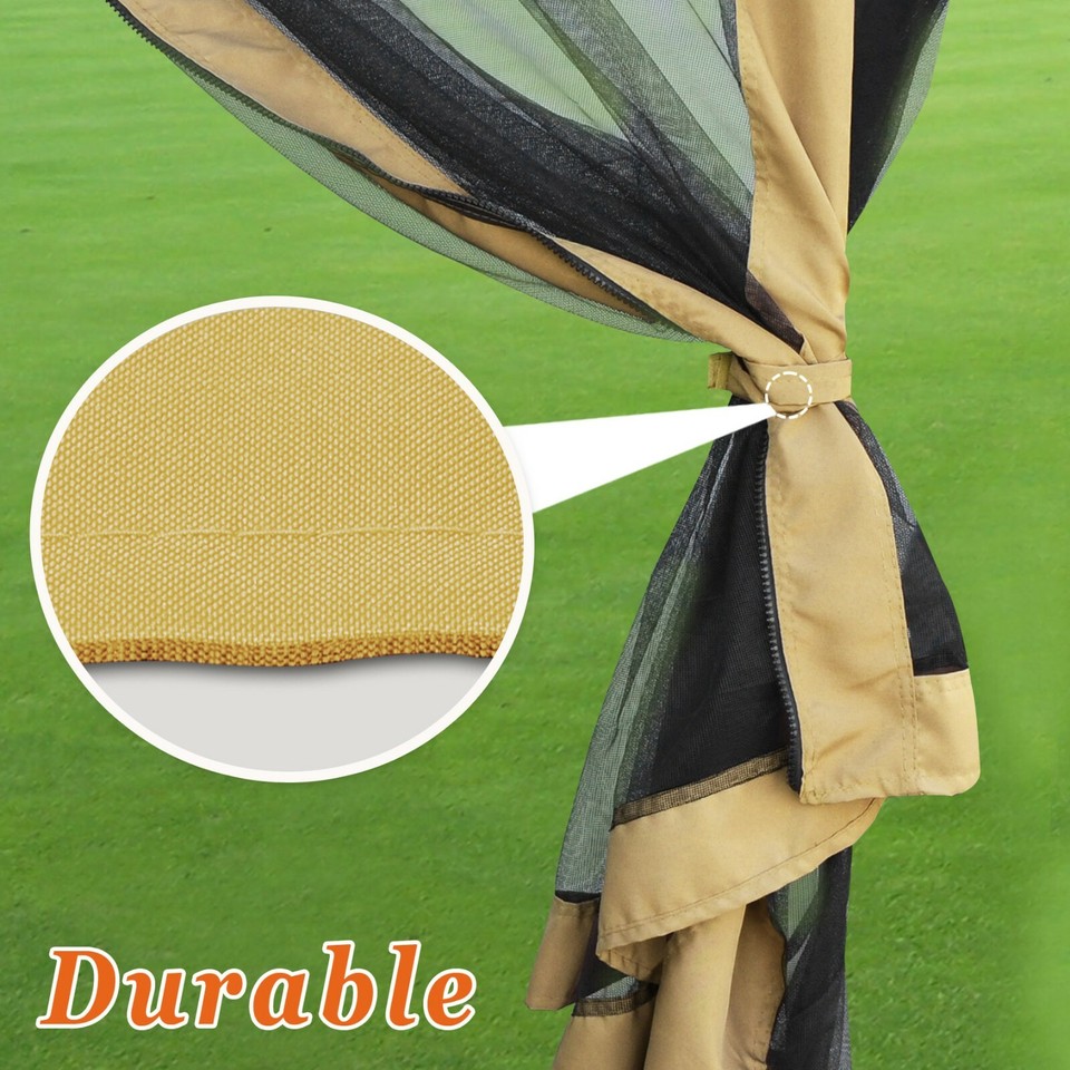 4 pack Canopy Side Panels for 10'x10' Pop Up Tent Gazebo House Mesh ...