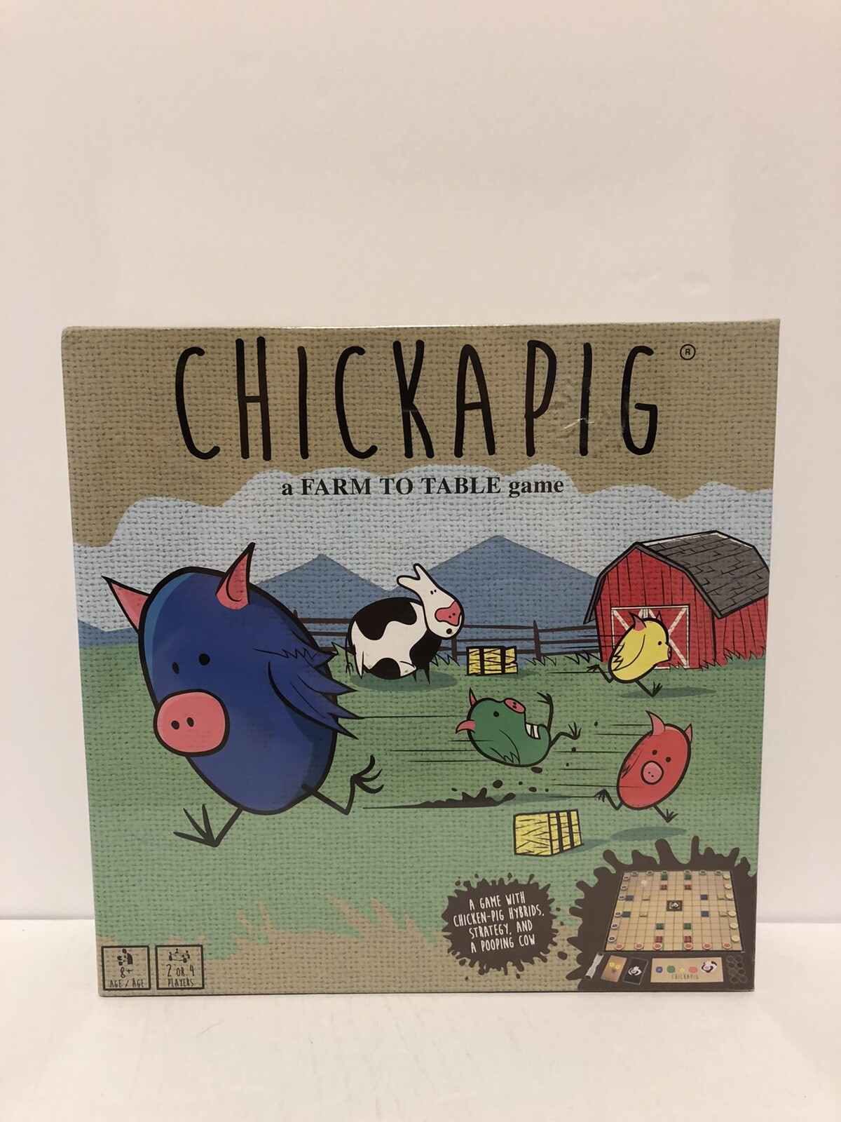 Chickapig Strategic Board Game Family Friendly Game For 2 or 4 Players ...