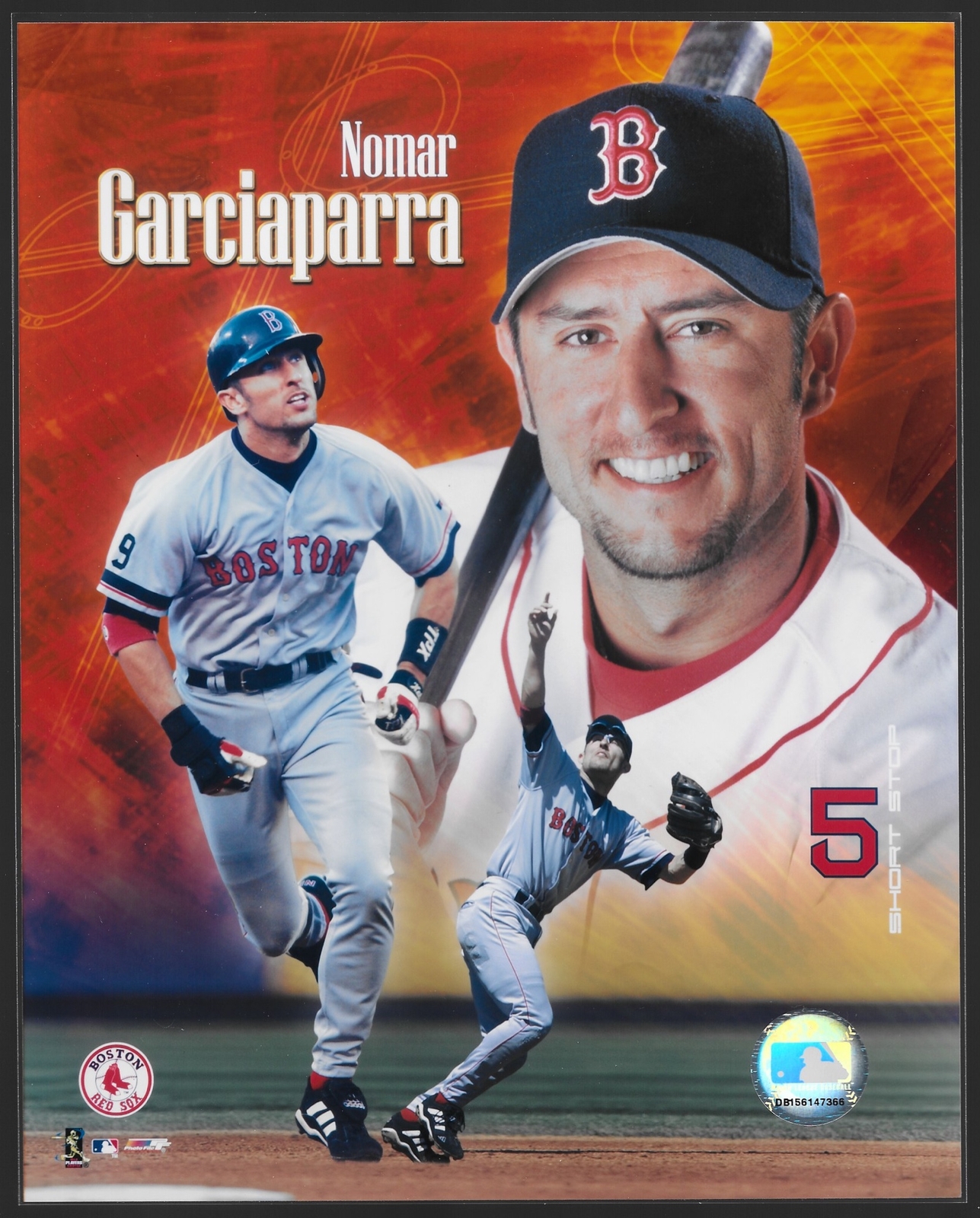 NOMAR GARCIAPARRA 8x10 Color Photo File Boston Red Sox Baseball MLB ...