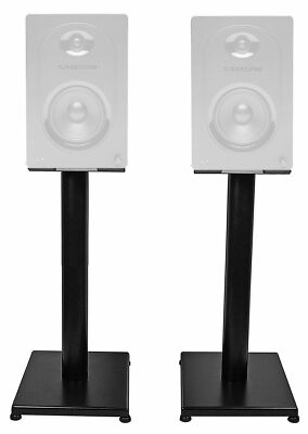Rockville 21” Black Steel Studio Monitor Speaker Stands For Samson M50 ...