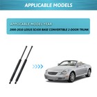 Rear Trunk Tailgate Lift Supports For Lexus SC430 2002-2010 Strut ...