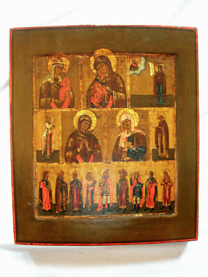 Icona russa antica originale, Russian icon, Russische Ikone, Icon, Ikon ...