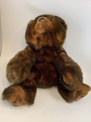 MJC Plush Bear VTG 1992 Stuffed Large 15" Teddy XLNT condition | eBay