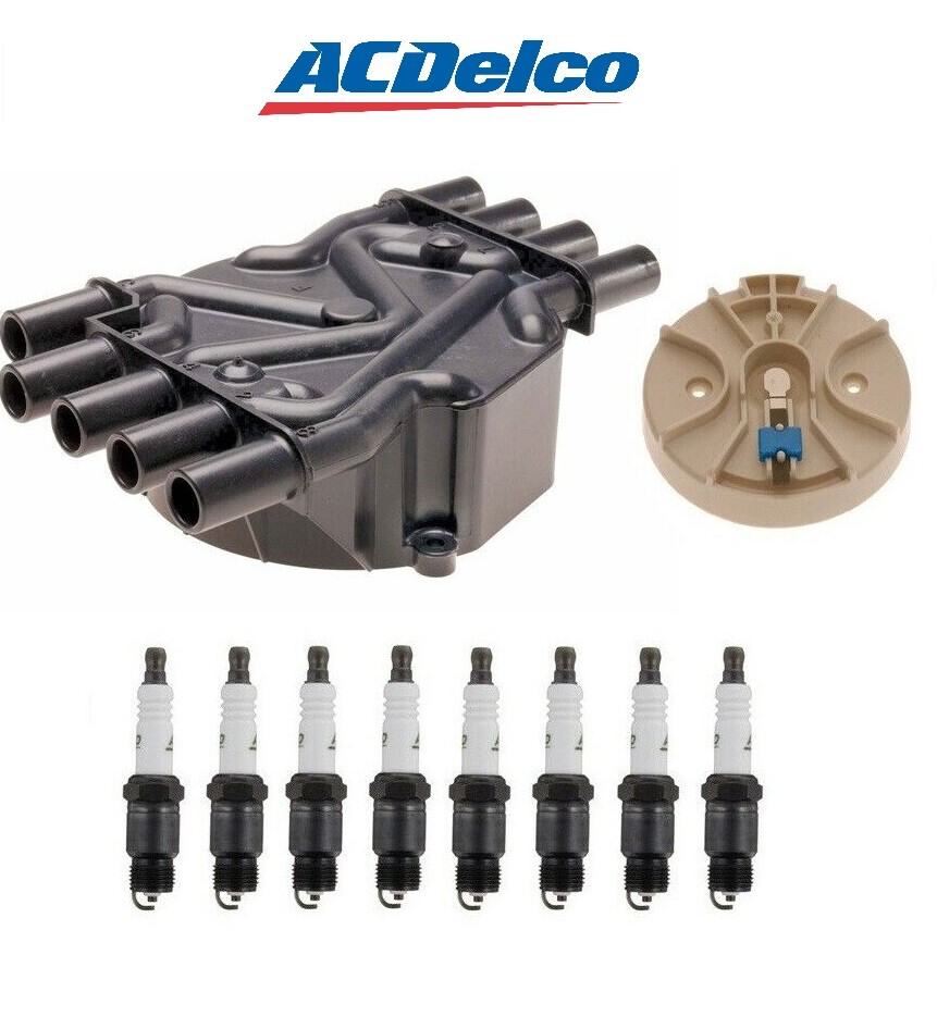 Distributor Rotor Cap & Professional .060" Spark Plugs Kit ACDelco for ...