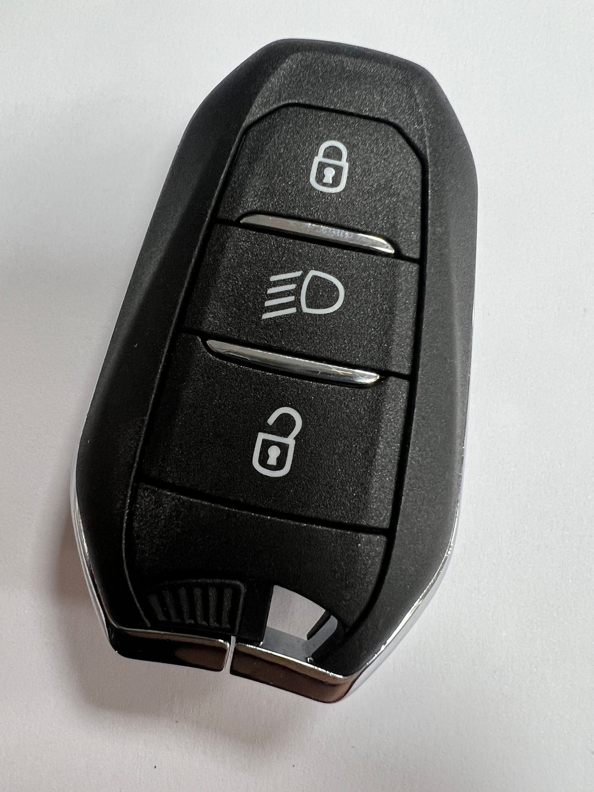 GENUINE PEUGEOT 3 BUTTON REMOTE SMART KEY FOB. TESTED & WORKING VALEO ...
