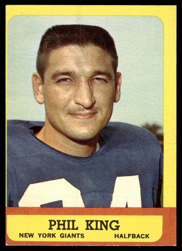 1963 Topps Phil King New York Giants #52 | eBay