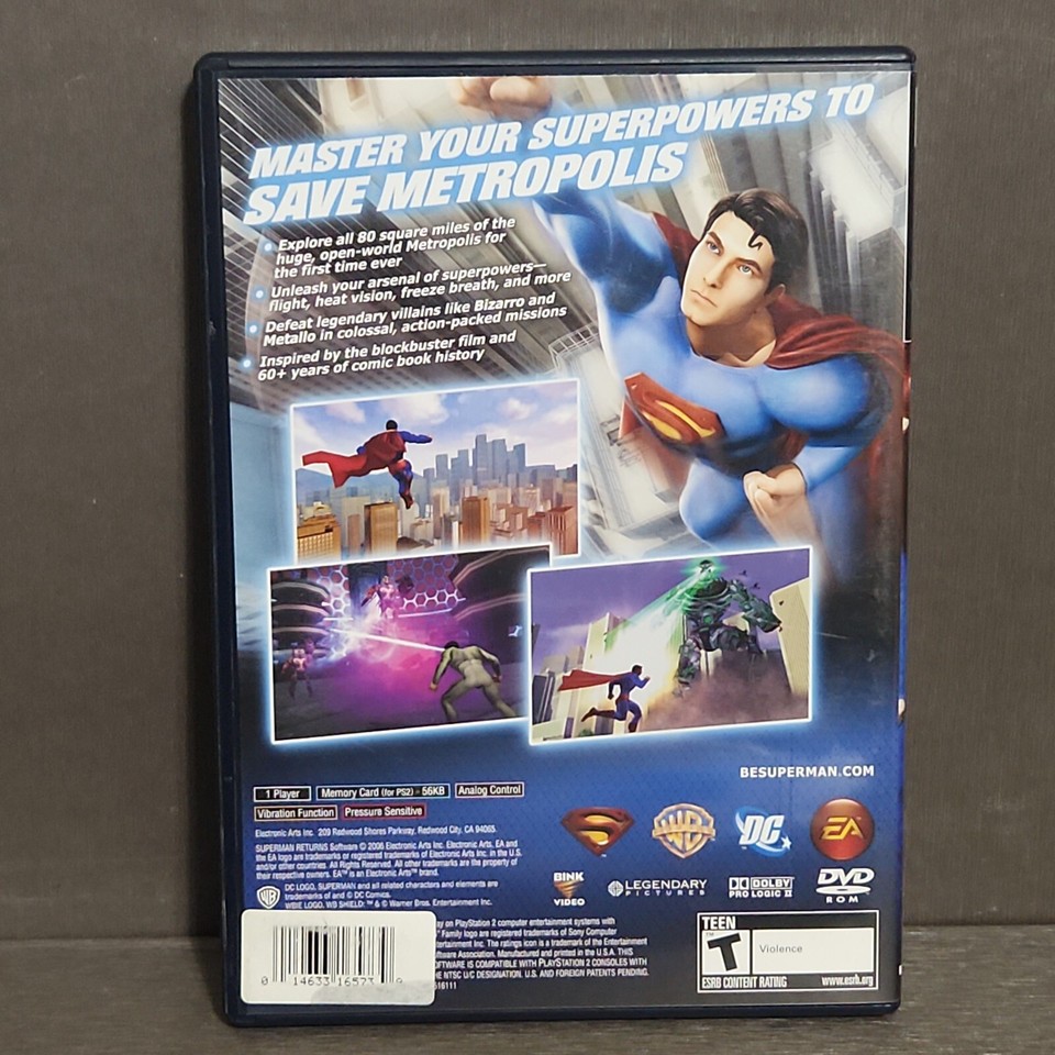 Superman Returns The Video Game PlayStation 2 PS2 Complete 14633151619 ...