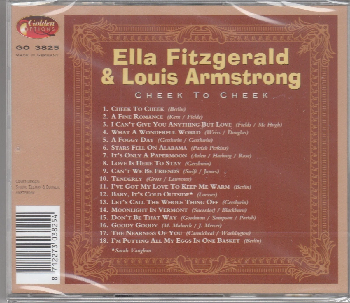Ella Fitzgerald And Louis Armstrong Cheek To Cheek