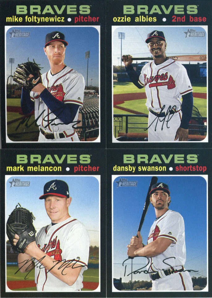 2020 Topps Heritage Atlanta Braves Team Set of 13 Cards | eBay
