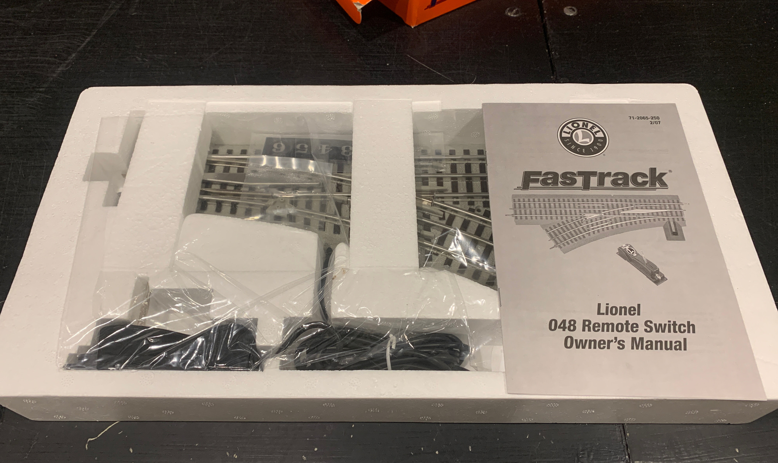 Lionel 6-12066 Fastrack O48 Right Hand Remote Switch 30° Turnout New | eBay