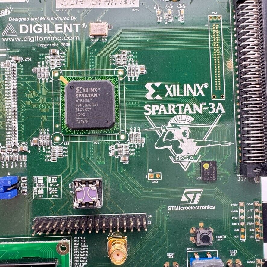 Digilent Xilinx Spartan-3A FPGA Development Board | eBay Digilent Xilinx Spartan-3A FPGA Development Board | eBay