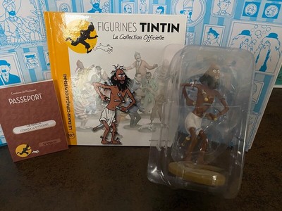Figurine Tintin n° 107 "Le Fakir Cipacalouvishni" livret+passeport ...