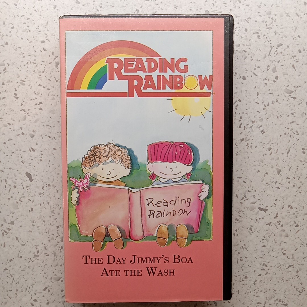 Reading Rainbow VHS "The Day Jimmy's Boa Ate The Wash" Ep #014/155 ...