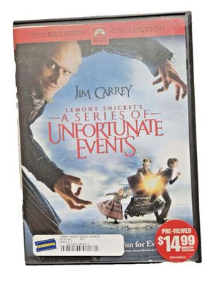 A Series of Unfortunate Events DVD by Lemony Snicket | eBay