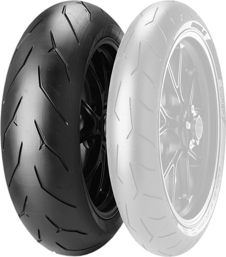 Pirelli Diablo Rosso Corsa Rear Motorcycle Tire - Size: 180/55ZR17 ...
