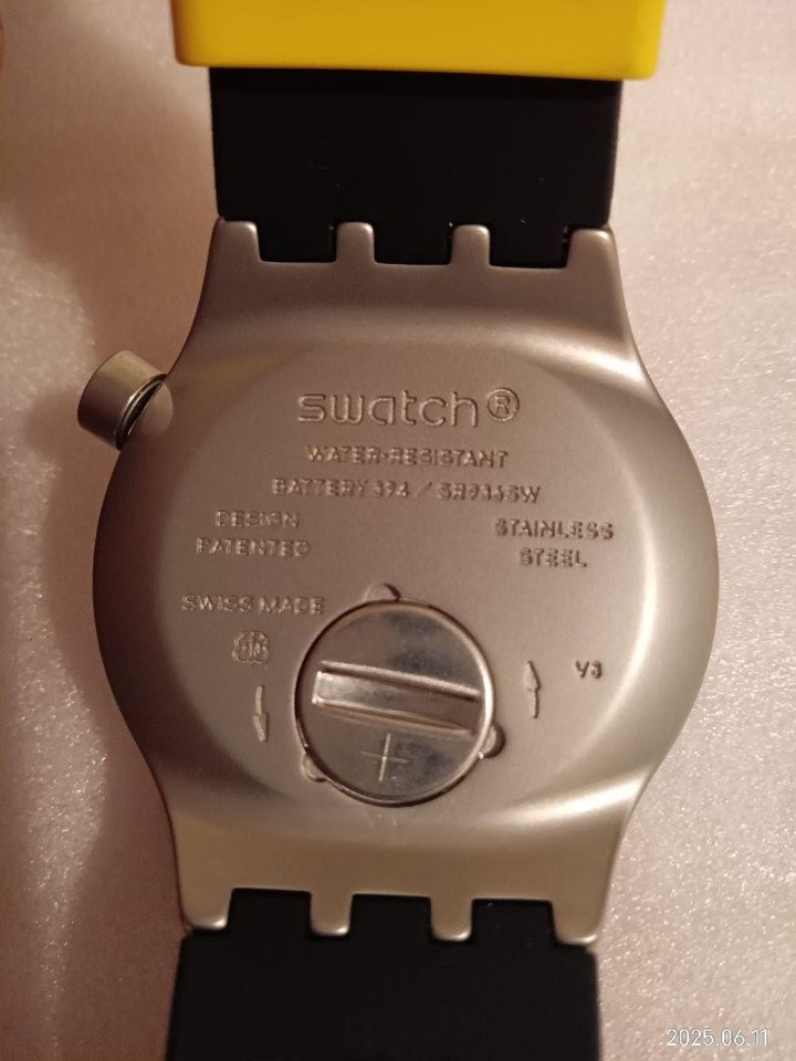 Swatch Big Bold Irony Bolden Yellow SB07S109 Near Mint With Box Japan ...